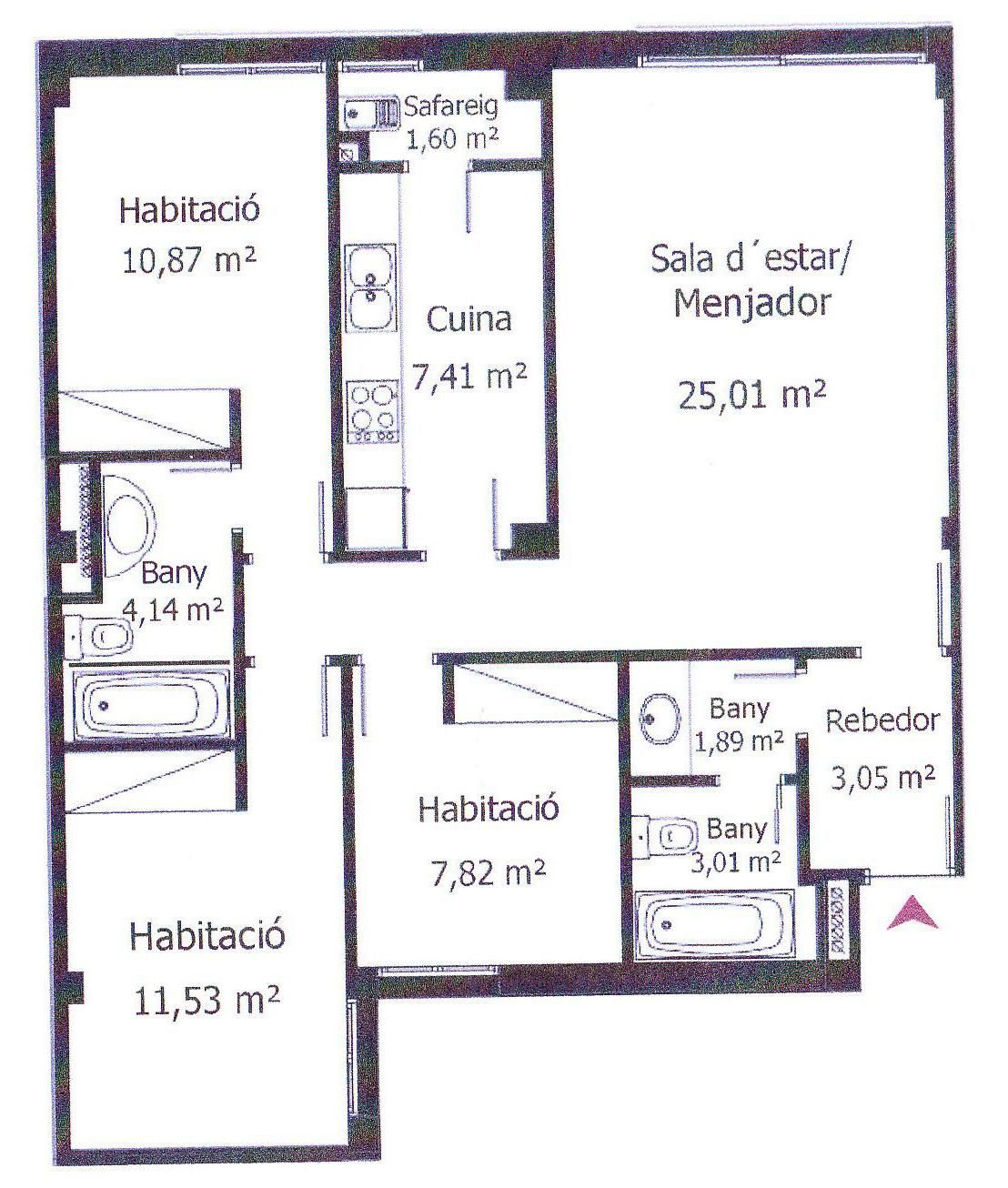 AD600 Sant Julià de Lòria - 3 beds apartment for sale - Properstar
