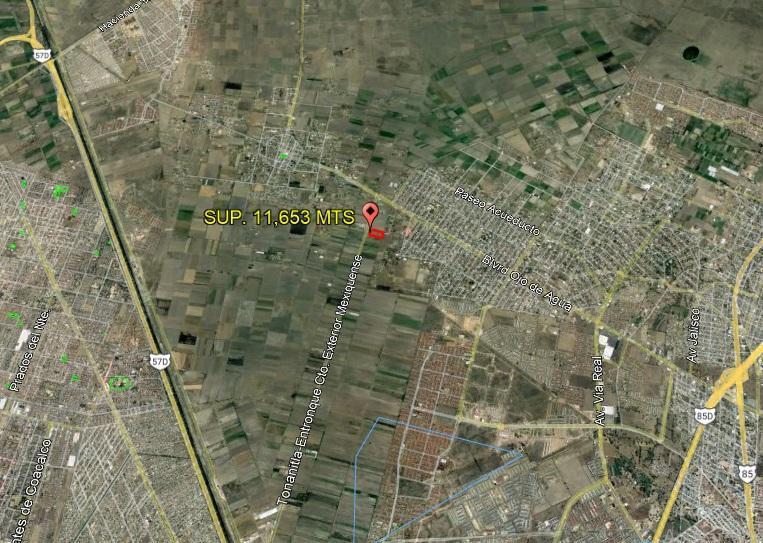 CTO DE JUNÇÃO TERRESTRE. SUP. MEXICANO EXT. 11.653 MTS - Edo. de ...