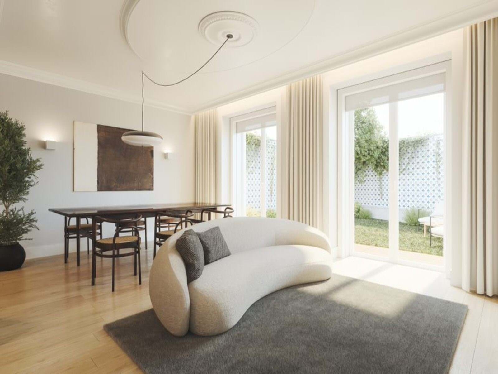 One bedroom Flat with balcony in the Sousa Martins I Lisbon Building ...