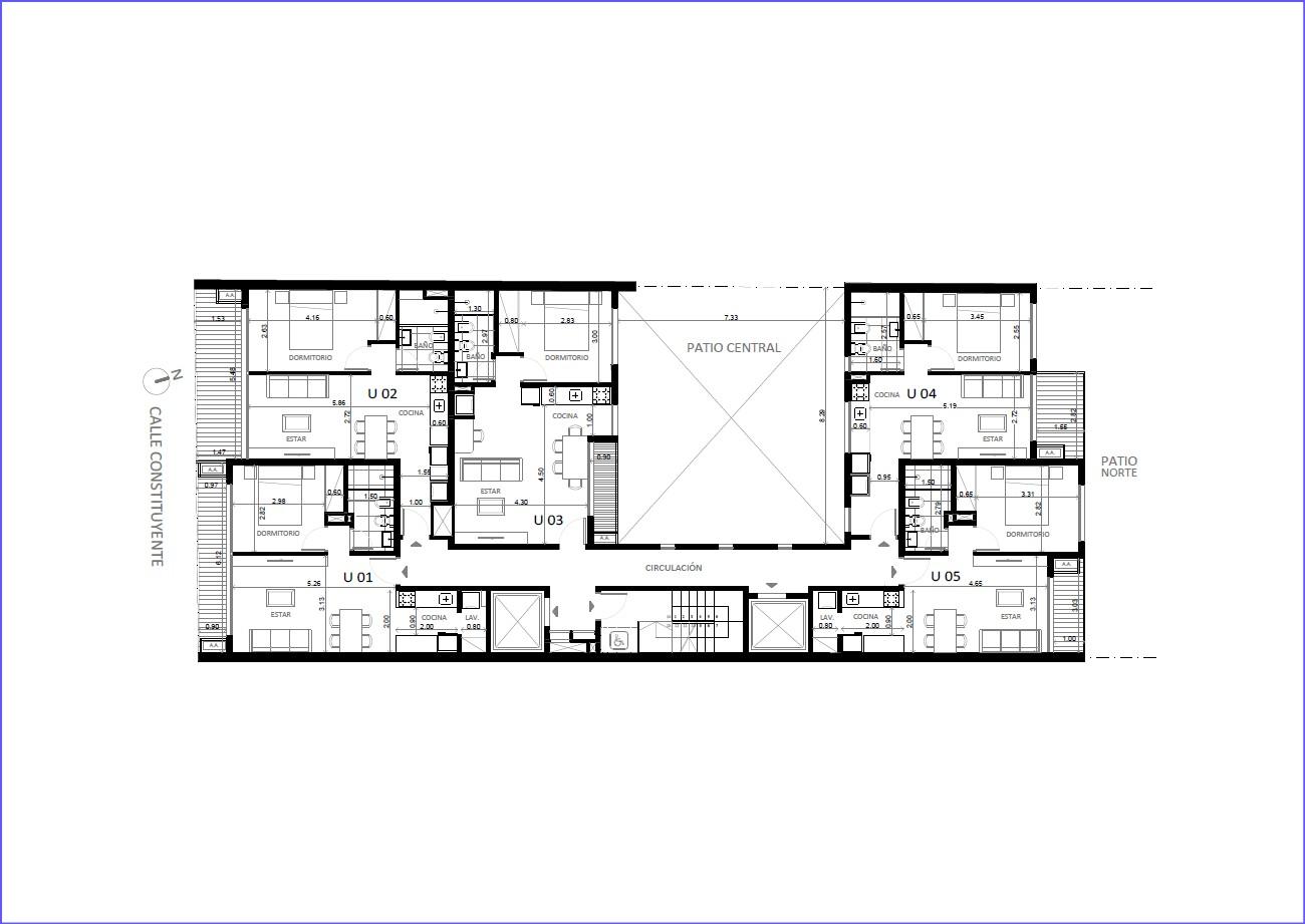 One bedroom apartment for sale in Cordón Sur - 805 - Montevideo ...