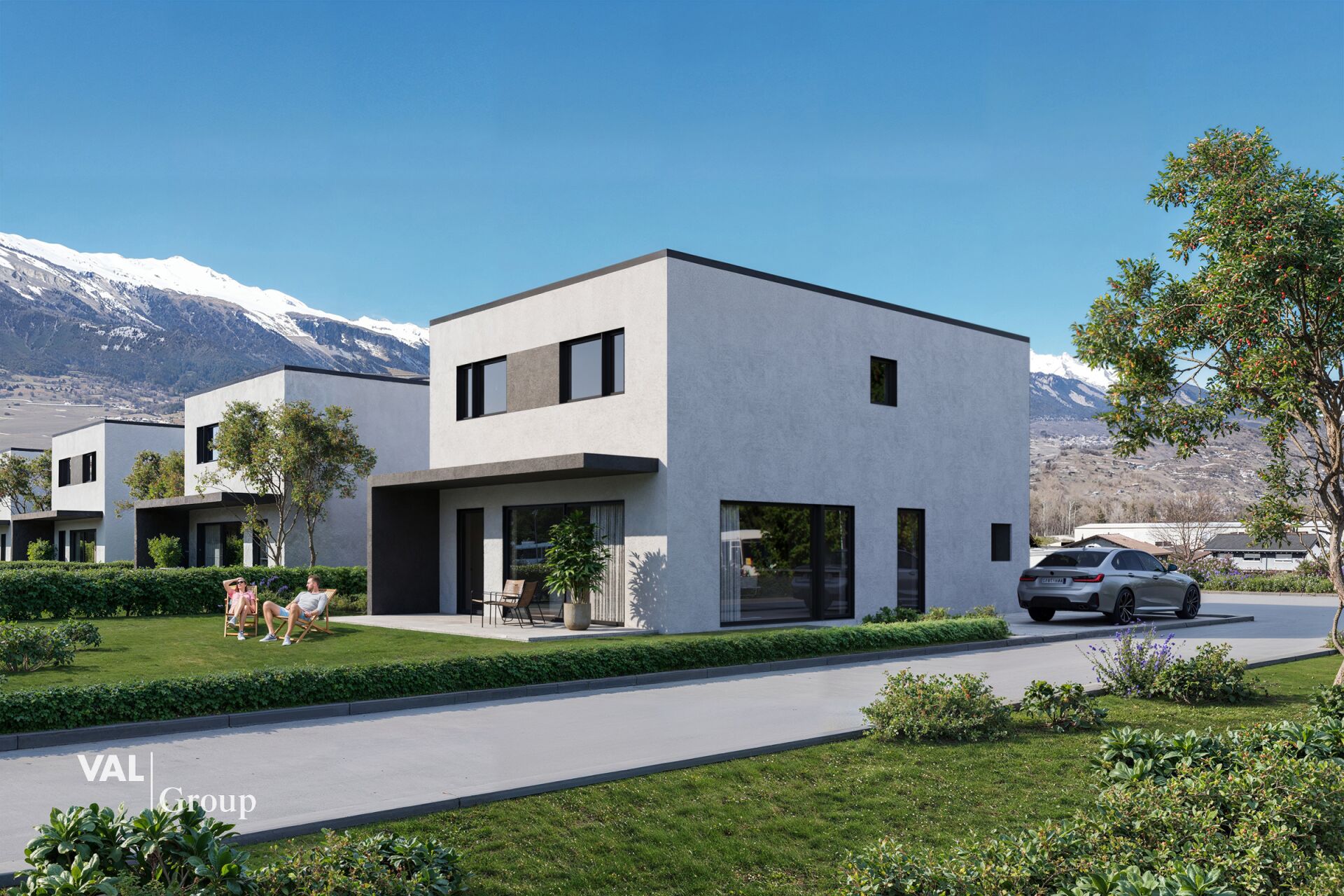 Contemporary villa of 4.5 rooms - An art of living between nature and ...