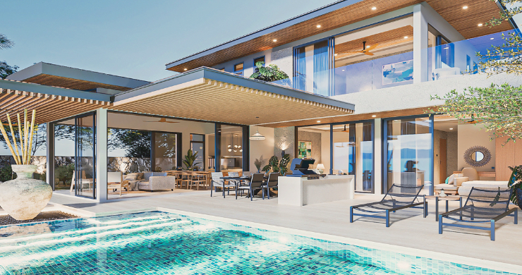 Stylish 3-4 Bed Luxury Sea View Villas in Chaweng Noi - G29W+4VJ, Bo ...