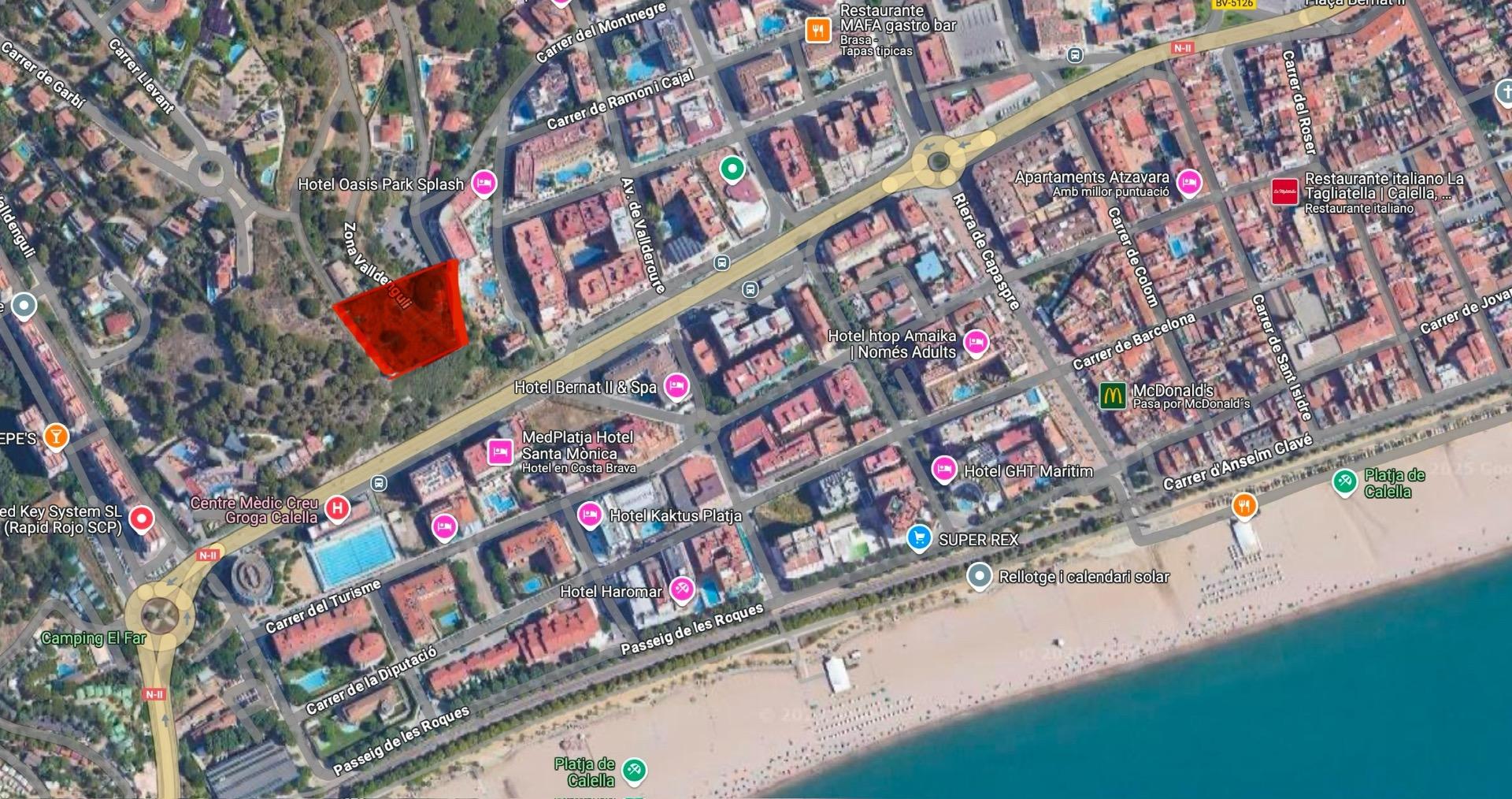 GREAT OPPORTUNITY: SET OF 2 URBAN BUILDING PLOTS FOR SALE IN CALELLA DE ...