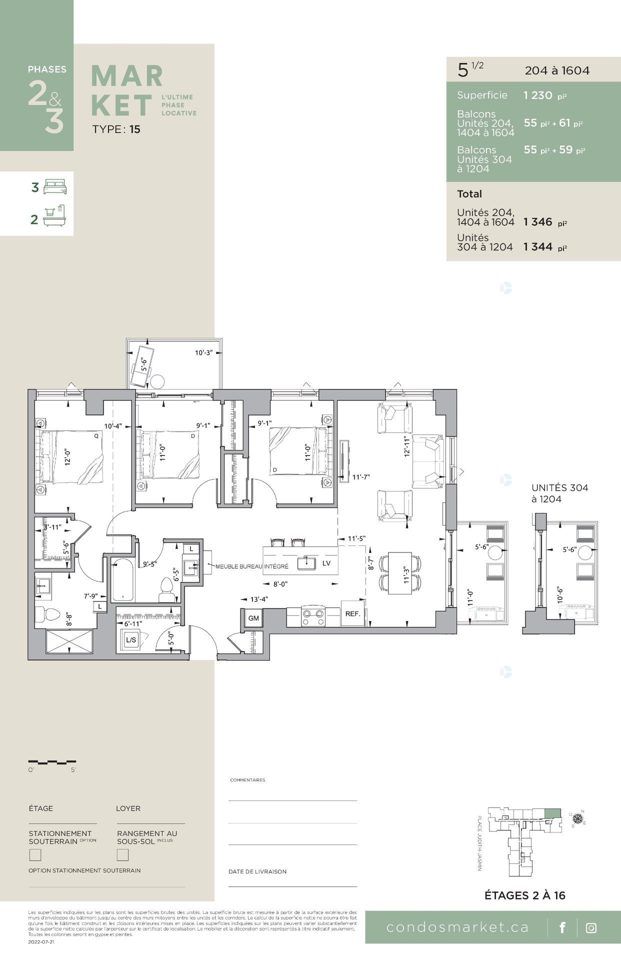 3460 Boul. St-Elzear O. 1604, H7P 0M7 Laval (Chomedey) - 8 zimmer ...