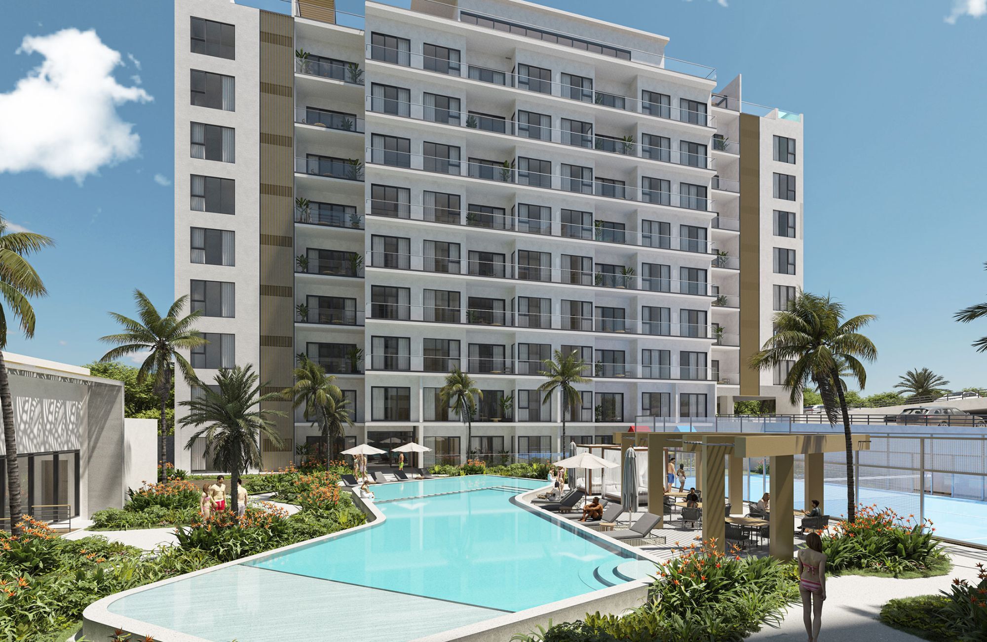 Beautiful apartment with large private terrace and rooftop access ...