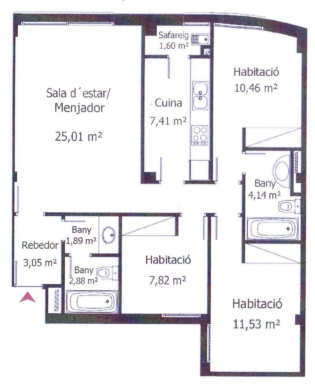 AD600 Sant Julià de Lòria - 3 beds apartment for sale - Properstar