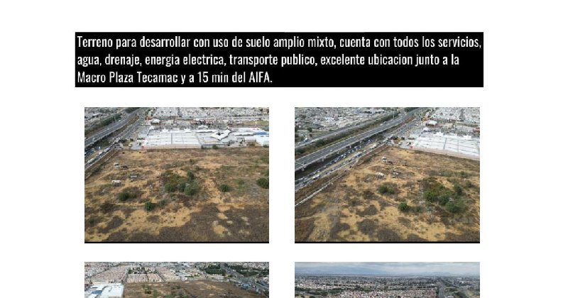 19 Cheap Land Plots for Sale in Tecámac de Felipe Villanueva | Properstar