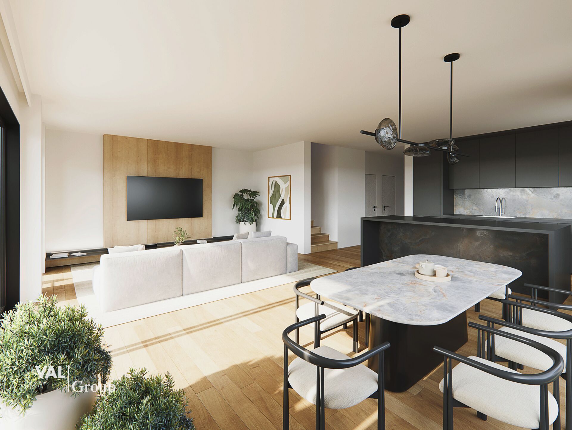 Contemporary villa of 4.5 rooms - An art of living between nature and ...