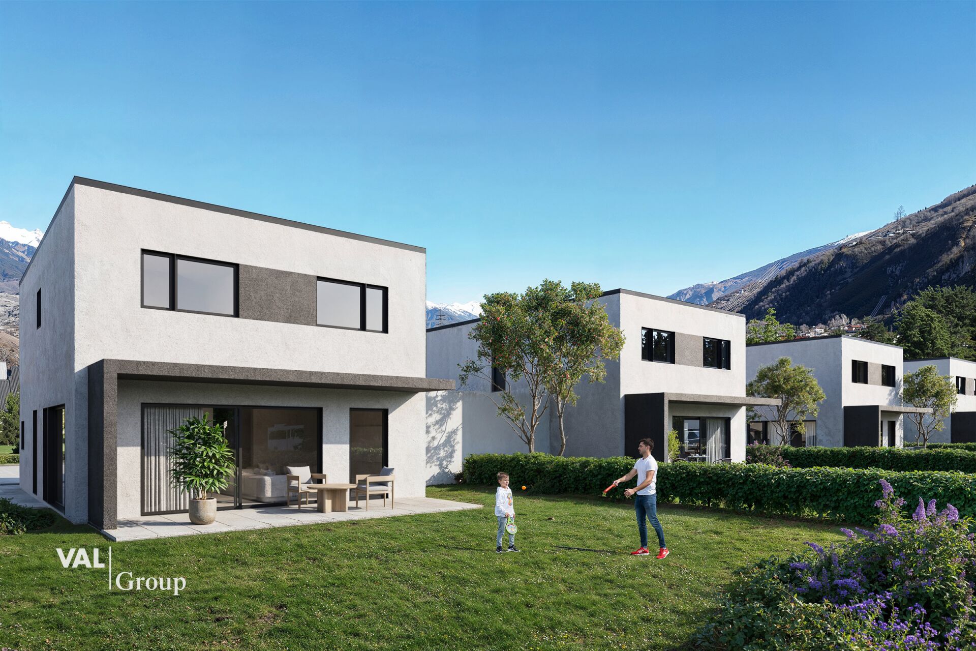 Contemporary villa of 4.5 rooms - An art of living between nature and ...