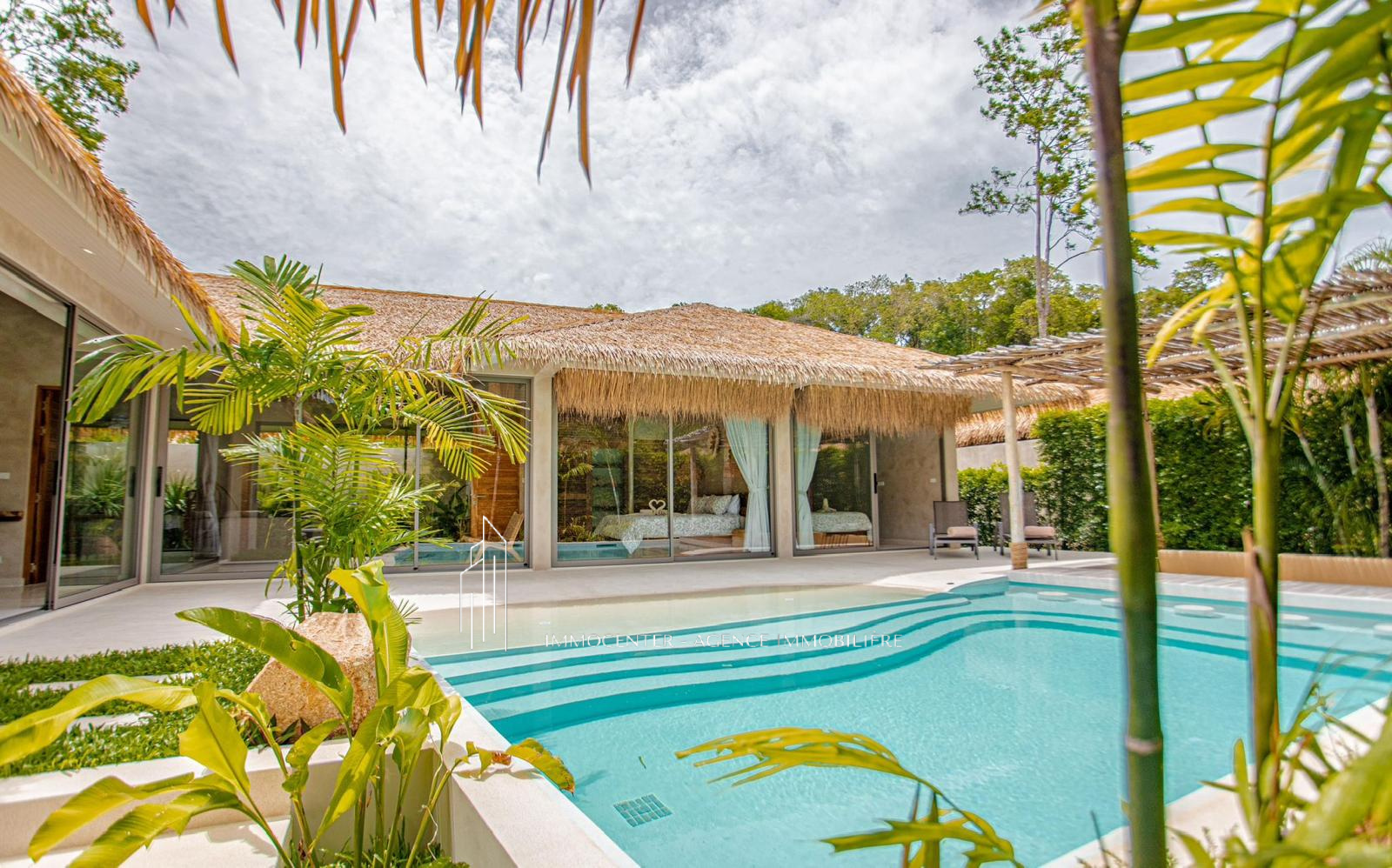 KO SAMUI A BOPHUT 3 VÆRELSES VILLA I BALINESISK STIL. IMMOCENTER ...