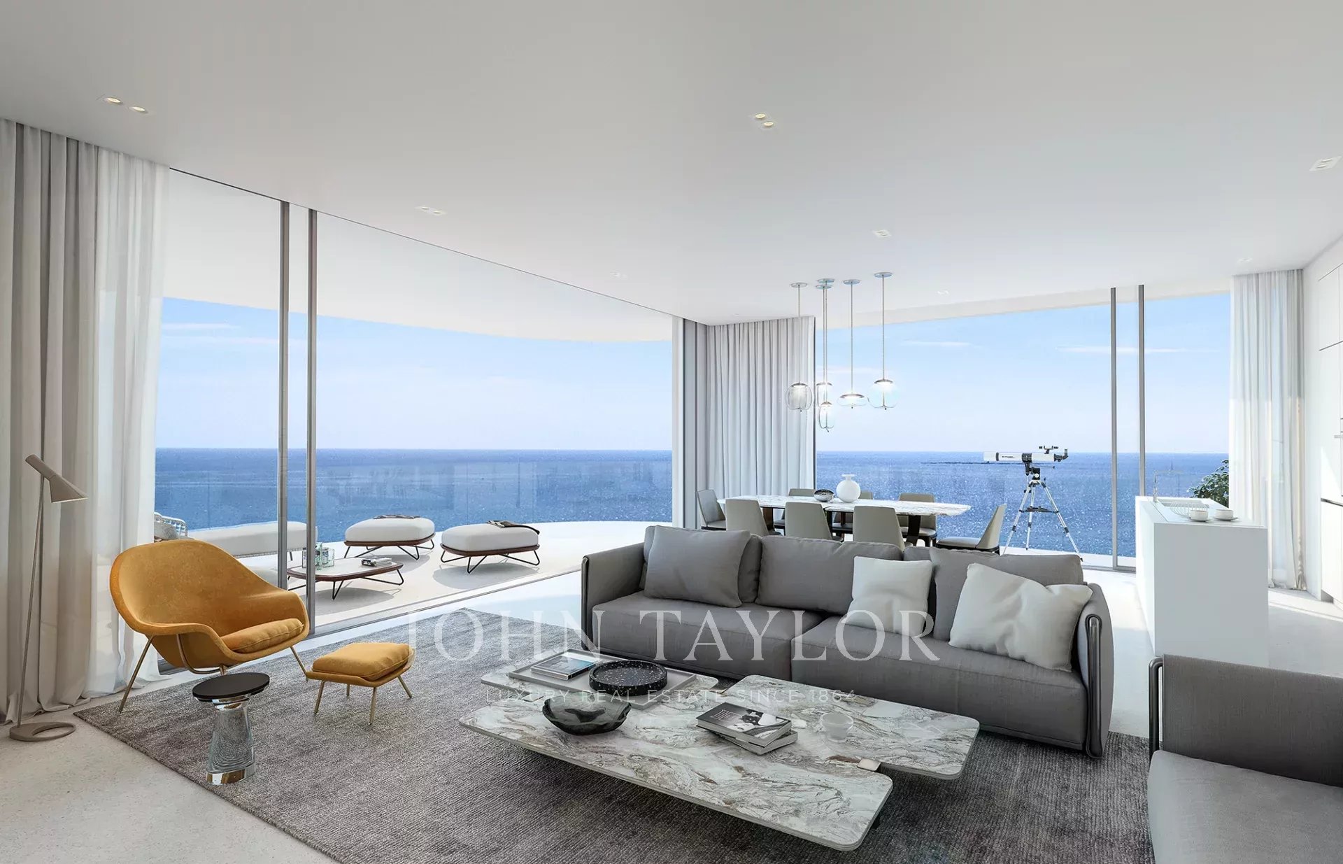 Apartamento de luxo de 1 quarto no 17º andar em Limassol - Limassol - 1 ...