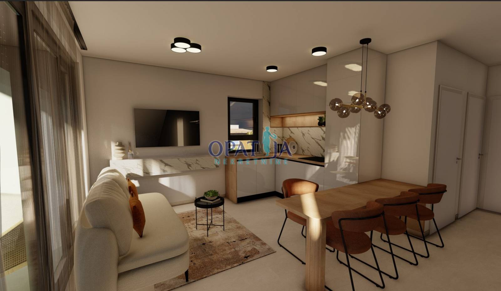 Vir, Apartment S4 with roof terrace and sea view - 2 beds apartment for ...